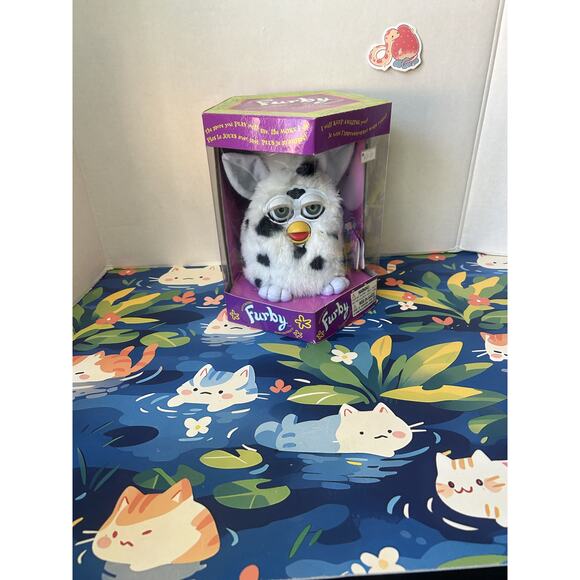 Tiger | Toys | Vintage 998 Tiger Furby Spotted Cow Dalmatian White ...